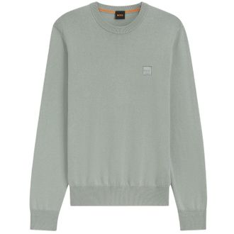 HUGO BOSS Kanovano Pullover f&uuml;r Herren, Rundhalsausschnitt (Gr&uuml;n)