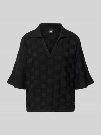 HUGO BOSS Regular Fit Poloshirt aus Viskose-Mix Modell Fapavero