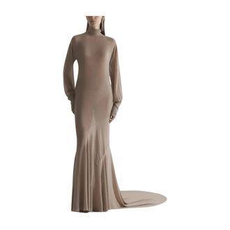 MUGLER Damen, Kleider, Grau, SGr&ouml;&szlig;e