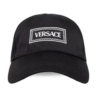 Versace unisex, Accessoires, Noir, Taille: 59 CM Casquette de baseball en coton drill