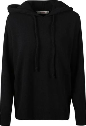 Jucca Femme, Sweatshirts et sweats à capuche, Noir, Taille: 40 FR Robe à capuche avec jupe en tulle