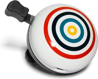 Nutcase NC021.Rad Klingel, Unisex, Kinder, Weiß/Rot/Blau