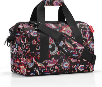 Reisenthel allrounder M paisley black - Vielfältige Doktortasche zum Reisen, für die Arbeit oder Freizeit - Mit funktional-stylischem Design