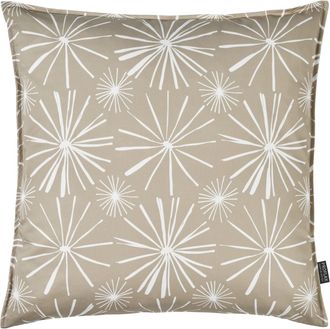 Proflax Kissenhülle Mitteldecke Skagen in verschiedenen Größen und 2 Farben (Gold-beige, 50 x 50 cm Kissenhülle)