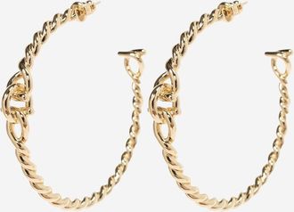 Ferragamo Boucles doreilles crochet en laiton