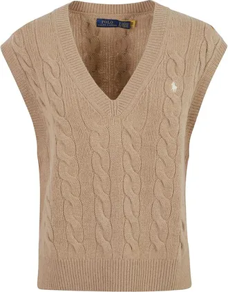 Ralph Lauren Damen, Strickwaren, Braun, SGr&ouml;&szlig;e