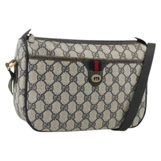 Gucci Pre-owned Vintage GG Canvas Schultertasche - - Pre-owned - Damen - Blau - ONE SIZE