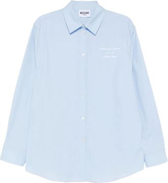 Moschino chemise à manches longues - Bleu