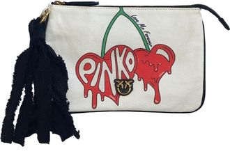 Pinko Clutch 100455 A0PZ Z07 white