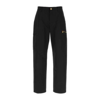 Versace Informelle Hose Leichtes Gabardine - - Trousers - Herren - Schwarzk - M