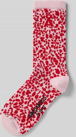 Armedangels Socken aus Baumwoll-Mix Modell Leopard