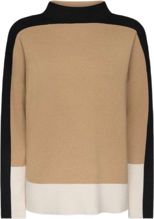 Elena Miro Damen, Strickwaren, Braun, 2XLGr&ouml;&szlig;e