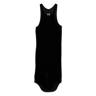 Rick Owens Homme, Pulls, Noir, Taille: L Basic Rib Tank