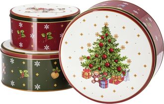 Hutschenreuther Happy Wintertime Plätzchendosen Set3