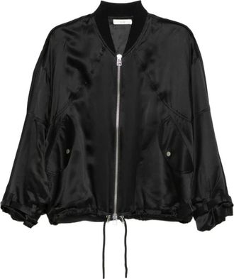 Co Femme, Vestes, Noir, Taille: 40 FR Bomber Sport