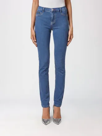 Philipp Plein Jean skinny en denim stretch &agrave; taille haute