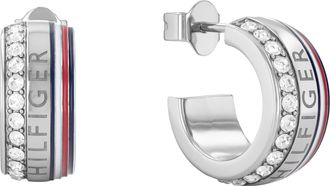 Tommy Hilfiger Jewelry Creolen für Damen aus Edelstahl mit Kristallen - 2780623