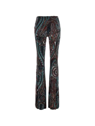 Etro Paisley Jacquard Chenille Trousers - Multicolored