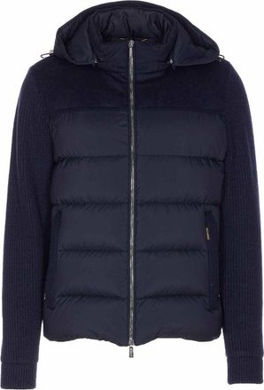 Moorer Blouson Rembourré - Bleu