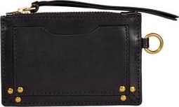 Jerome Dreyfuss Porte-cartes Lucky en cuir de vachette