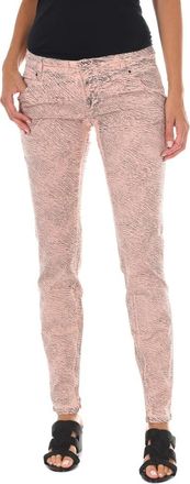 Met Gerade Hosen - - Jeans - Damen - Rosa - W26