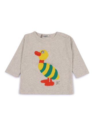 Bobo Choses T-shirt ray&eacute; en forme de canard