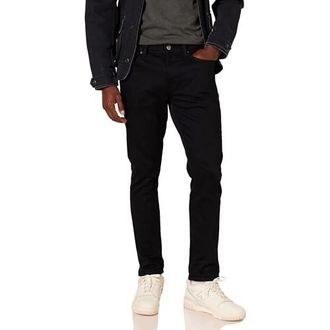 Amazon Essentials Jean Stretch Coupe Skinny - couleurs abandonnées Homme, Noir, 32W / 31L