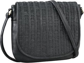 STILORD Nuria Petit Sac Bandoulière Femme Cuir Vintage Sac Cuir Tressé Sac à Main Femme Bandoulière pour la Nuit et le Jour Sacoche Cuir Véritable, Couleur:no