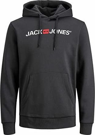 Jack & Jones Jjecorp Logo Sweat Hood Noos 12137054 Shirt &agrave; Capuche, Asphalt, XL Homme