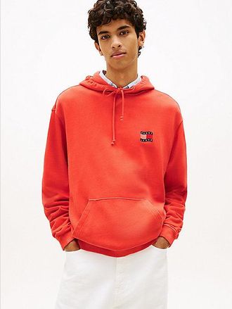 Tommy Hilfiger Sweat &agrave; capuche d&eacute;contract&eacute; &agrave; drapeau ondul&eacute;