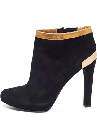 Fendi bottines en daim 120 mm - Noir