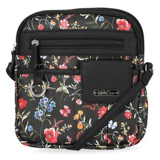 MultiSac North South Mini Zip Around Crossbody Bag, Sac Femme, Ambrosia Floral