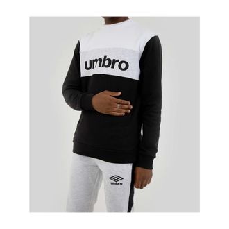 Umbro Homme, Sweatshirts et sweats &agrave; capuche, Noir, Taille: S Pull A Col Rond Authentic Big Logo