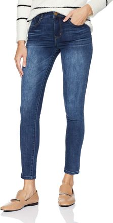 Democracy Damen Ab-lösung Knöcheljeans mit Hohem Bund Jeans, Blau, 46