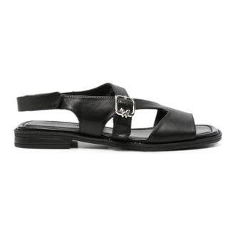 Sergio Moretti Sandalen mit offenem Zehenbereich - - Shoes - Damen - Schwarzk - 40 EU