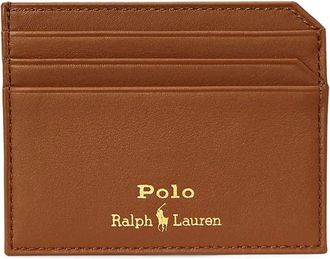Polo Ralph Lauren Kartenetui aus Glattleder - - Accessories - Herren - Braun - ONE SIZE