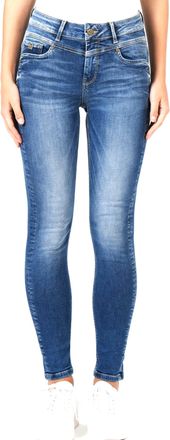 Miracle Of Denim M.O.D Damen Jeans Elena Skinny Fit, Bequemer Stretch-Denim, Schlanke Passform (DE/NL/SE/PL, Bundweite & Schrittlänge, 33, 30, Crayon Blue)