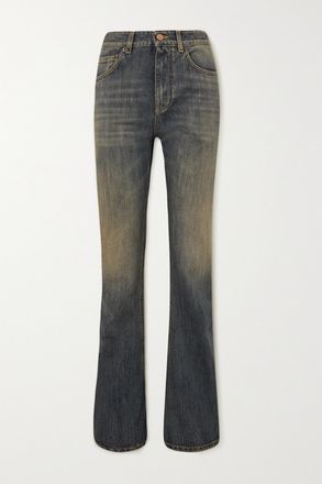 Balenciaga Jean Bootcut Taille Haute - Bleu