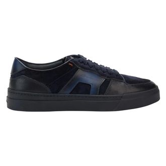 Santoni Baskets DBS - Homme - Chaussures - Bleu - Taille: 42 EU