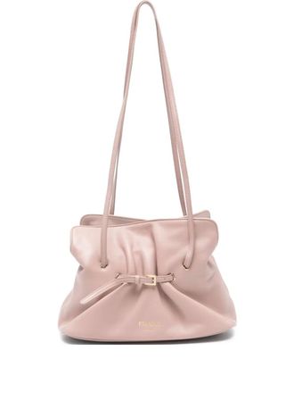 Prada sac port&eacute; &eacute;paule &agrave; fronces et &agrave; boucle - Rose