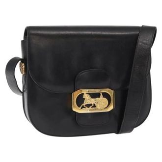 Celine Sac bandouli&egrave;re en cuir Pre-owned - Femme - Pre-owned - Noir - Taille: ONE Size
