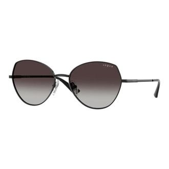 Vogue Eyewear Stilvolle Sonnenbrille in Grauverlauf - - Accessories - Damen - Schwarzk - 56 MM