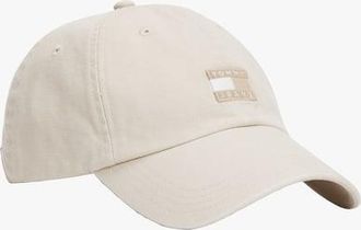 Tommy Hilfiger Baumwollgestickte Kappe - Beige