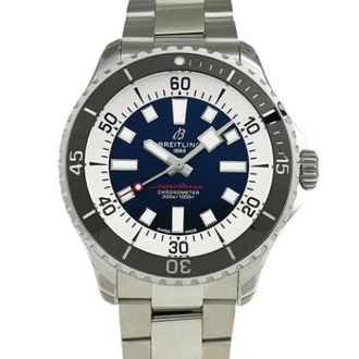 Breitling Montre Pre-owned - Homme - Pre-owned - Bleu - Taille: ONE Size