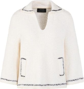 Marc Cain Strickpullover Made in Germany - - Knitwear - Damen - Wei&szlig; - L