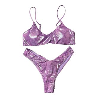 F**k Bikinis - - Swimwear - Damen - Lila - S