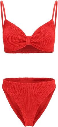 Hunza G Femme, Maillots de bain, Rouge, Taille: ONE Size Bikini en polyamide avec bretelles r&eacute;glables