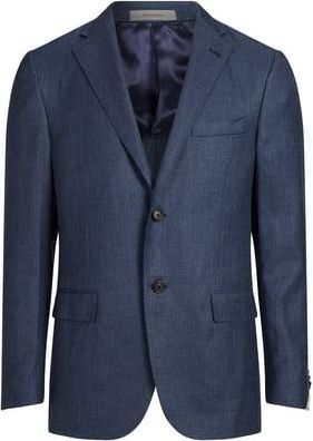 Corneliani Blazer en lin, laine vierge et soie