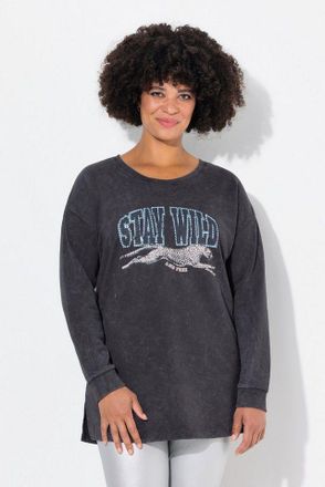 Angel Of Style Sweatshirt Sweatshirt Loose Fit verzierter Print