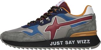 W6YZ Sneakers aus Veloursleder und Nylon, Anthrazit 41